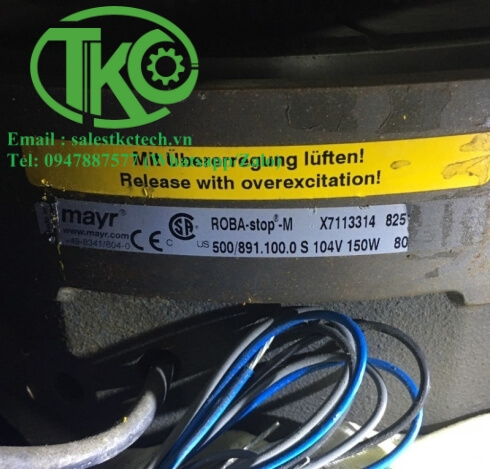 Mayr Roba-stop-M 500/891.100.0 S Mayr 100/891.101.0 - Công Ty TNHH ...