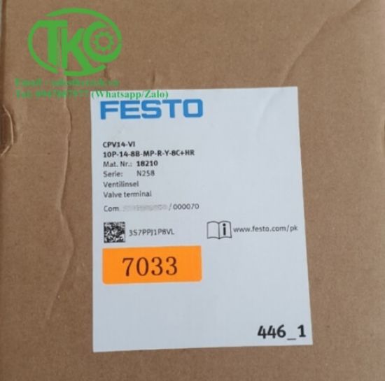 CPV14-VI (18210) Festo 10P-14-8B-MP-R-Y-8C+HR - Công Ty TNHH Thương Mại ...