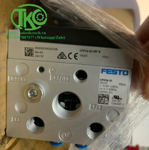 CPV14-VI (18210) Festo 10P-14-8B-MP-R-Y-8C+HR - Công Ty TNHH Thương Mại ...