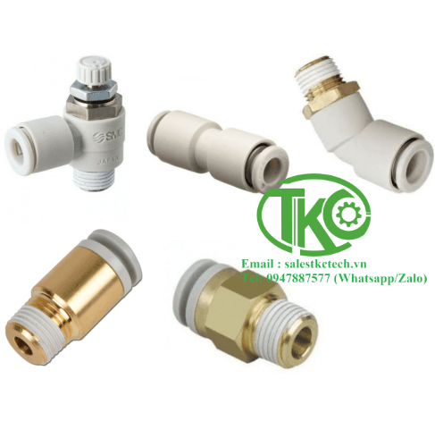 Đầu nối khí SMC Fittings - Công Ty TNHH Thương Mại Kỹ Thuật TKC