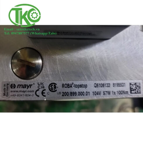 200/899.000.02 Mayr Roba-topstop 200/899.000.01 - Công Ty TNHH Thương ...