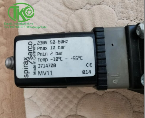Van MV11 Spirax Sarco MV14,MV12,MV13 - Công Ty TNHH Thương Mại Kỹ Thuật TKC
