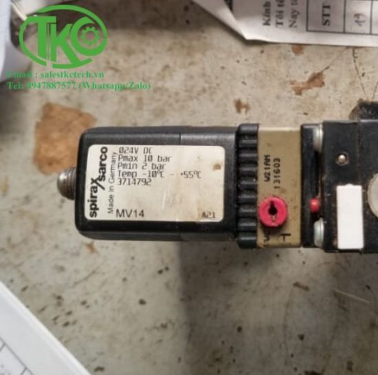 Van MV11 Spirax Sarco MV14,MV12,MV13 - Công Ty TNHH Thương Mại Kỹ Thuật TKC