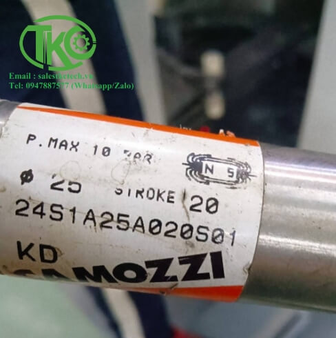 Xi lanh 24S1A25A020S01 Camozzi 24N1A25A025 - Công Ty TNHH Thương Mại Kỹ Thuật TKC