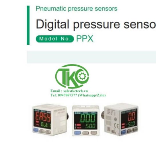 Cảm biến áp suất CKD PPX-R01N-6M-KA - Công Ty TNHH Thương Mại Kỹ Thuật TKC