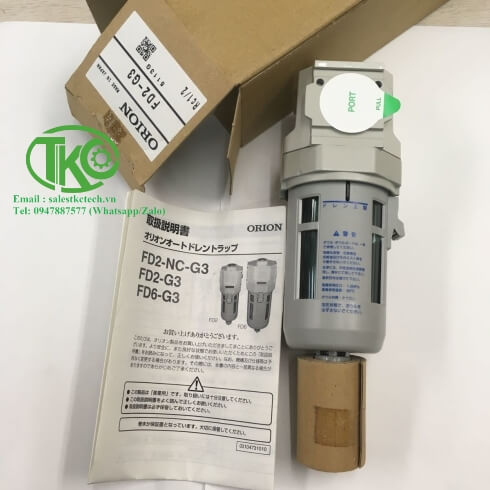 Van xả tự động Orion FD2-G1 Orion FD2-G2 Orion FD2-G3 - Công Ty TNHH Thương Mại Kỹ Thuật TKC