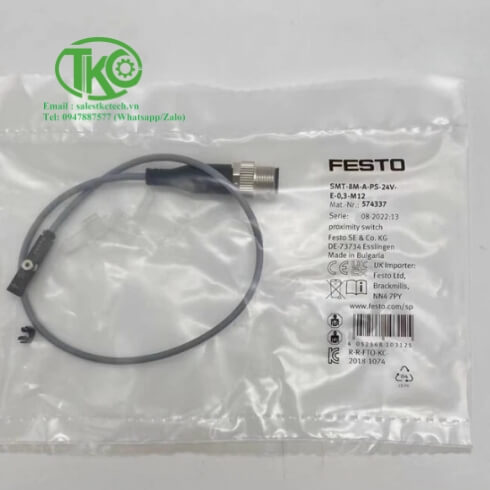 Cảm biến Festo SMT-8M-A-PS-24V-E-0,3-M12 (574337) - Công Ty TNHH Thương ...